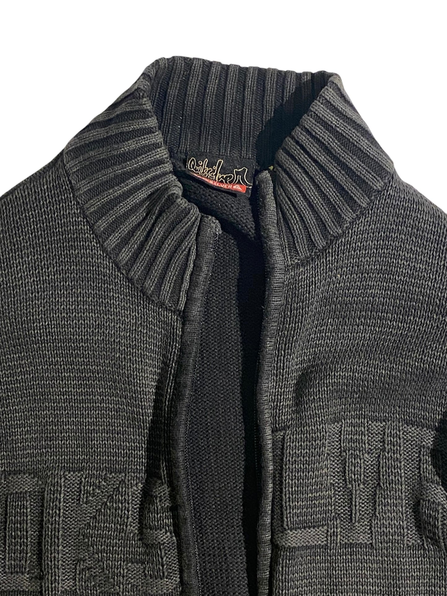 Quicksilver y2k embroidered zip up – Яetrospect