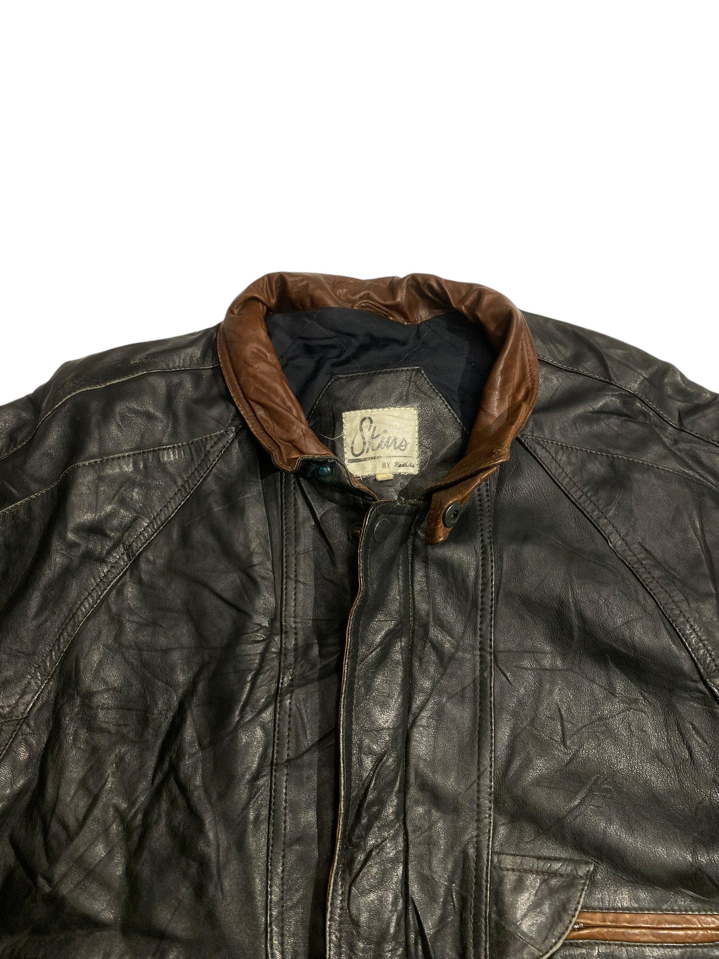 Skins vintage leather jacket – Яetrospect
