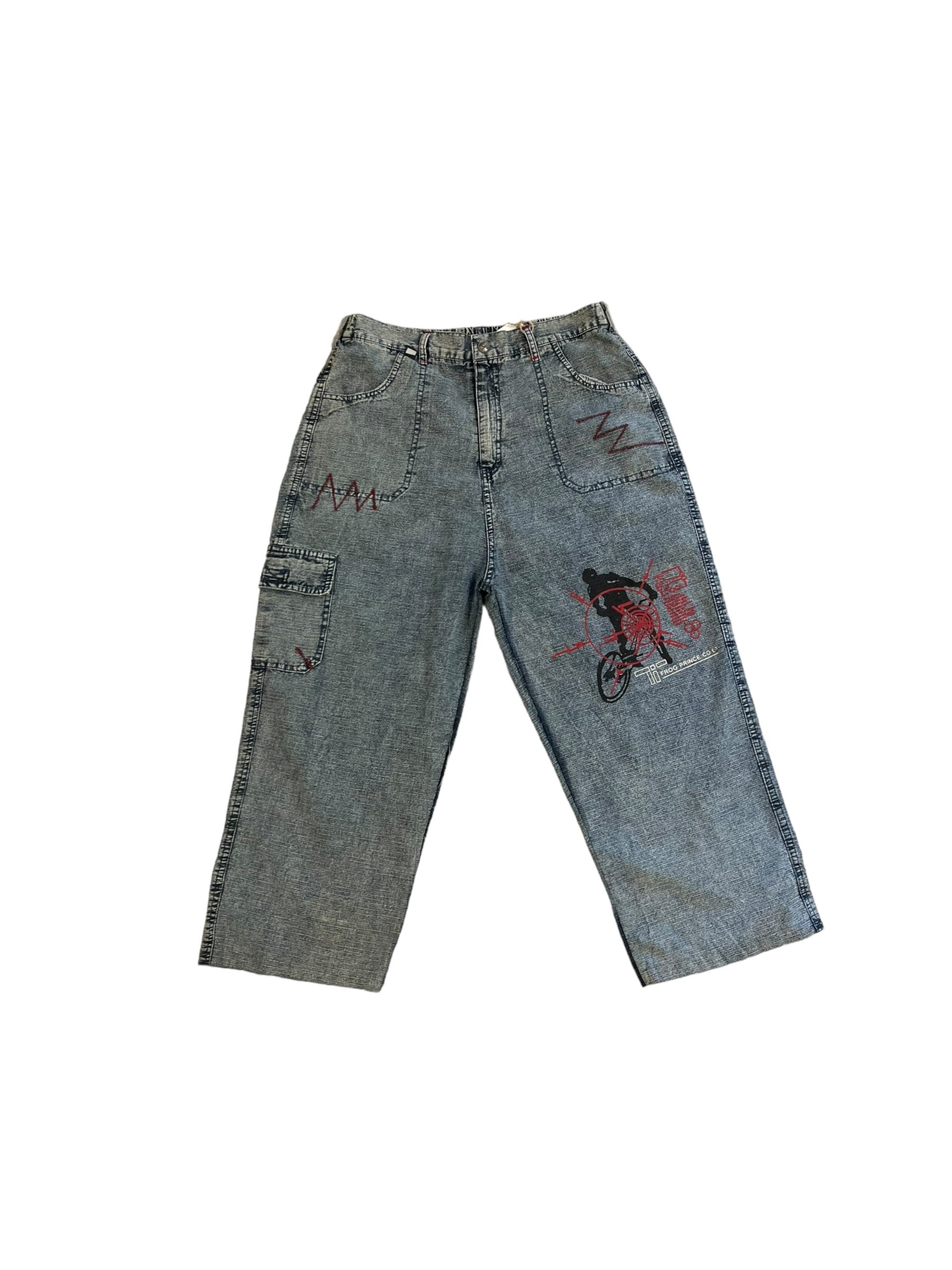 M Younger printed Jorts – Яetrospect