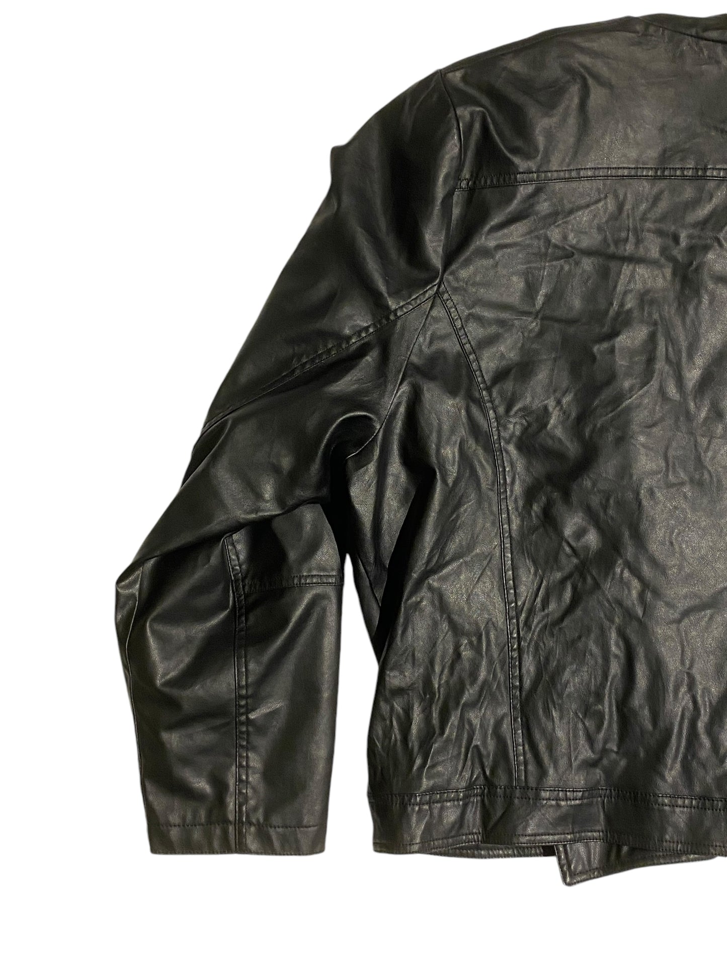 Edited boxy fit leather jacket – Яetrospect