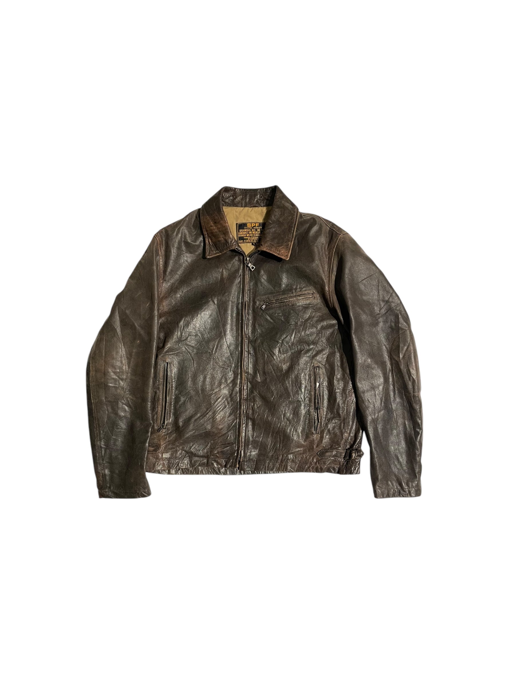SPF vintage leather jacket – Яetrospect