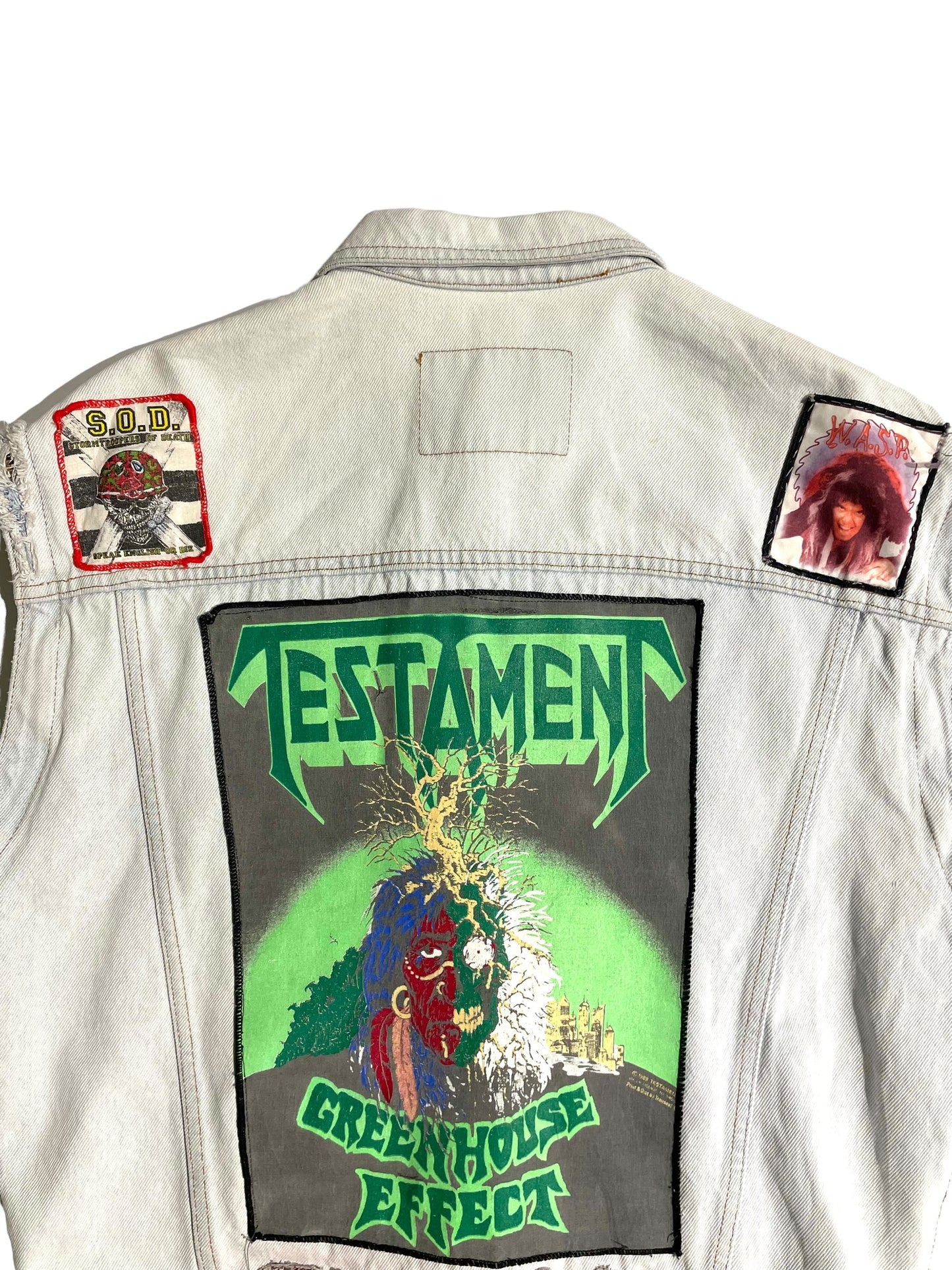 Quarry x Megadeth patched vest – Яetrospect