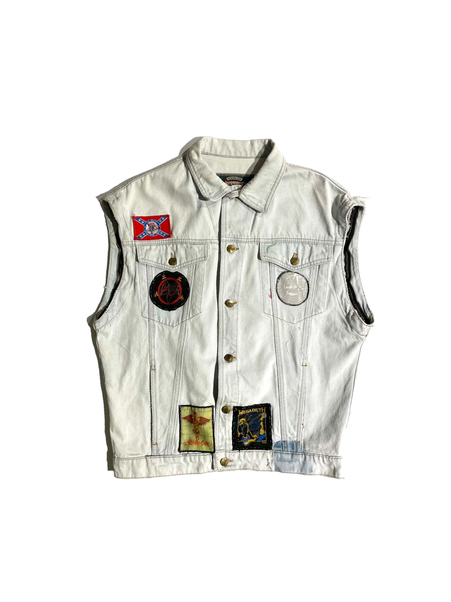Quarry x Megadeth patched vest – Яetrospect