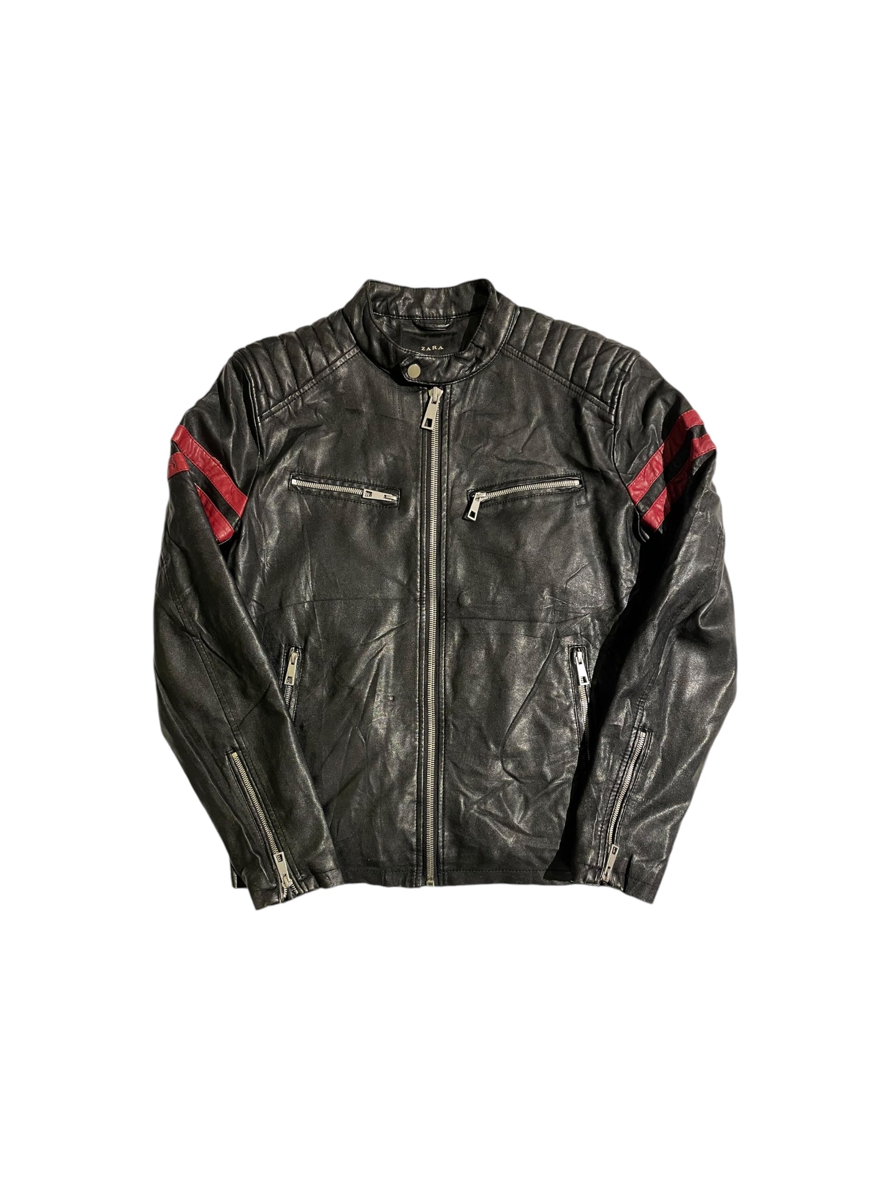 Zara motor leather jacket – Яetrospect