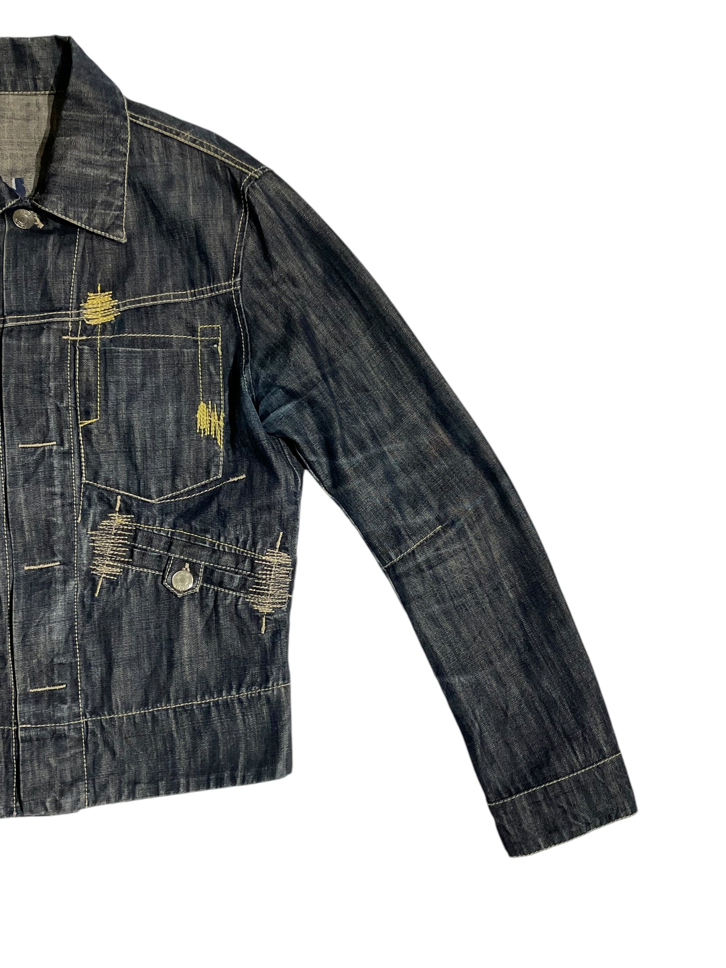 Guru LTD printed denim jacket – Яetrospect