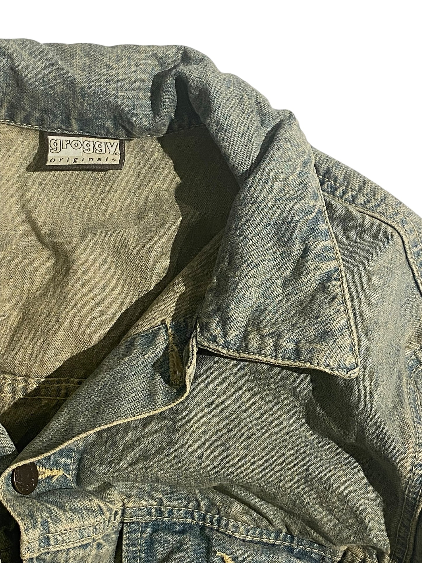 Groggy boxy fit denim jacket – Яetrospect
